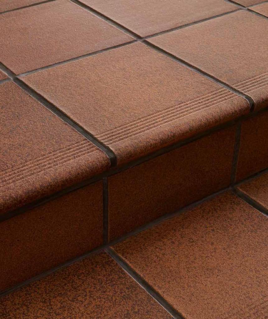 Color clinker tiles 24×24 red – Ceramic and mosaic tiles EU