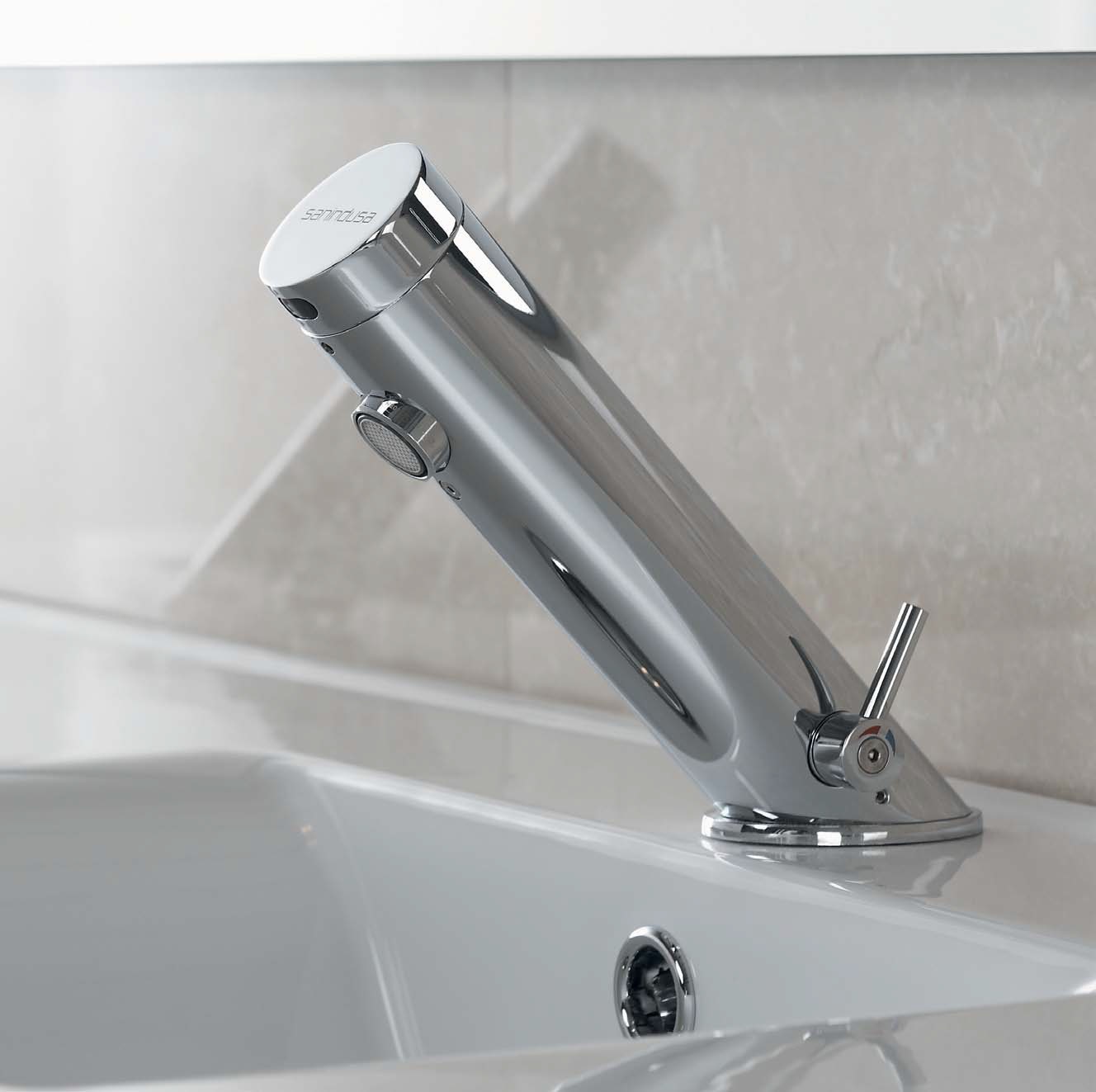 Bio electronic tap w battery – Ceramic and mosaic tiles EU